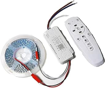 LAYMXNDIO 3 Meters 7MM-180D 5B9CX2 2835 Bendable LED Strip and 50-70W×2 ...