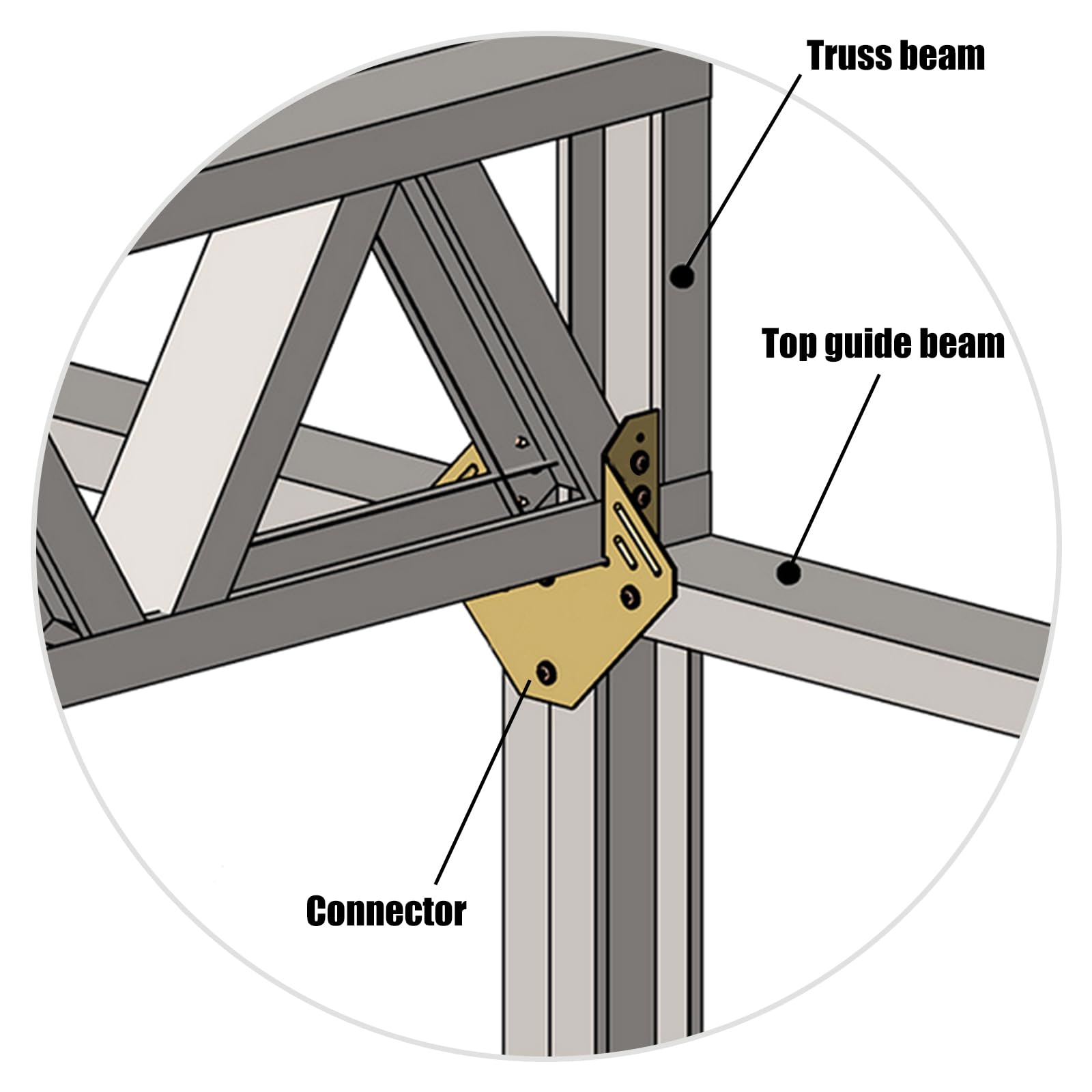 Snapklik.com : CNQLIS 18-Gauge Hurricane Tie,Heavy Duty ...