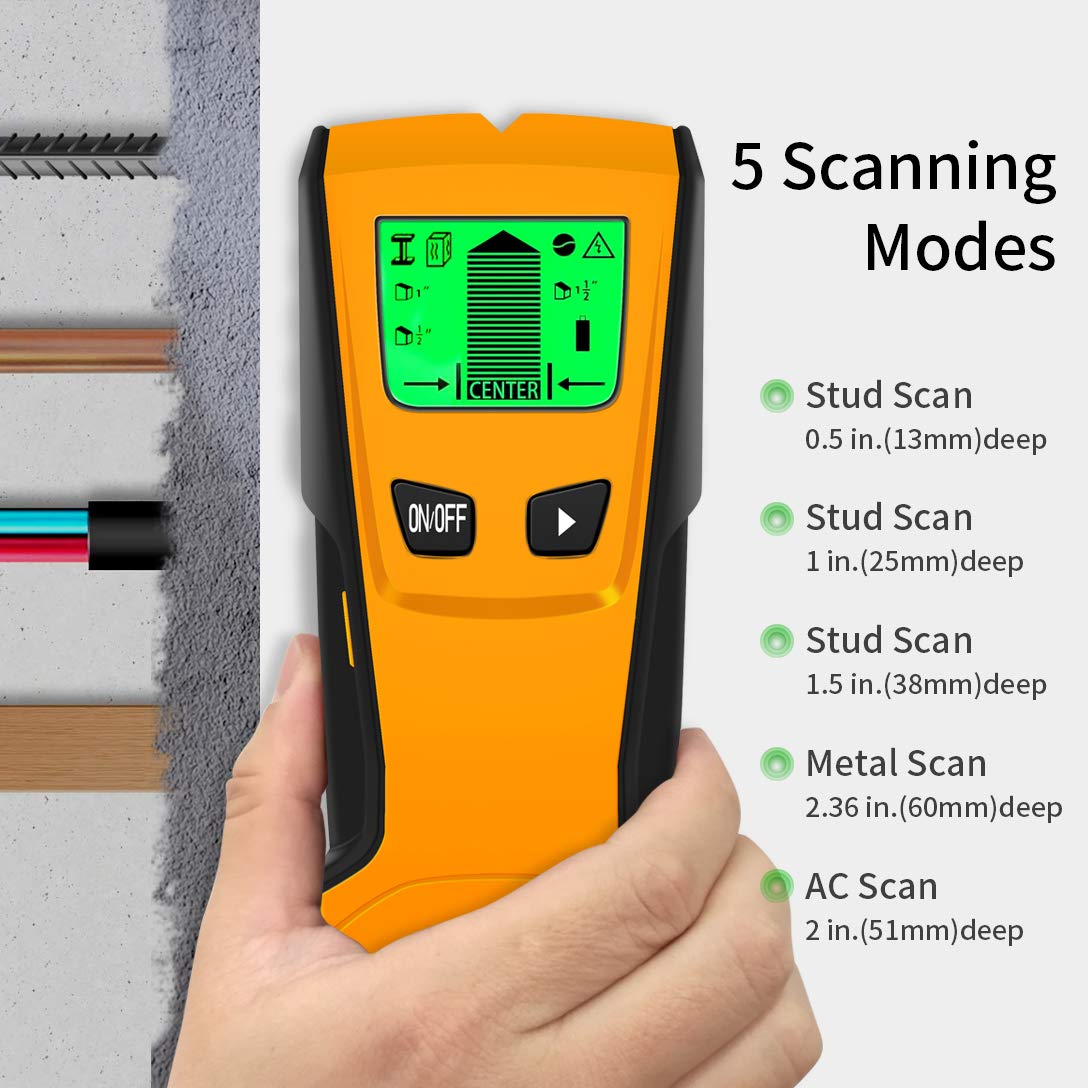 Snapklik.com : Stud Finder Wall Scanner-Improved 5 In 1 Sensor, Center ...