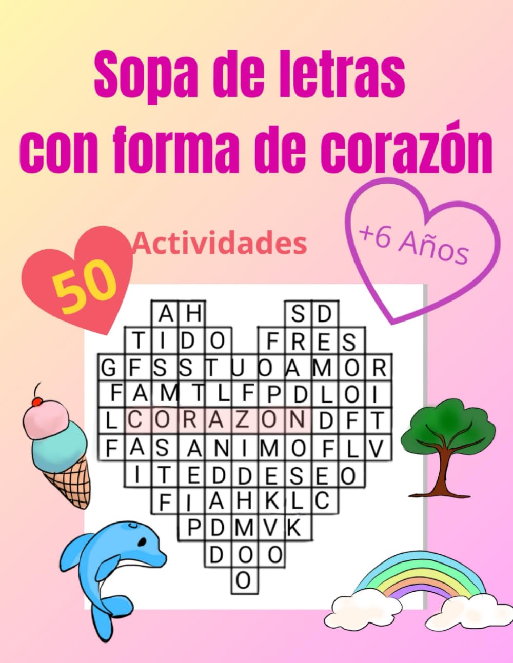 Buy Sopas de letras en forma de corazón Online at desertcartINDIA