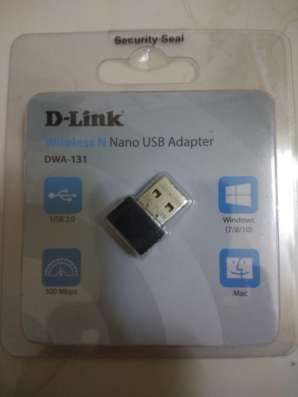 D-Link DWA-131 300 Mbps Wireless Nano USB Adapter (Black) for Desktop ...