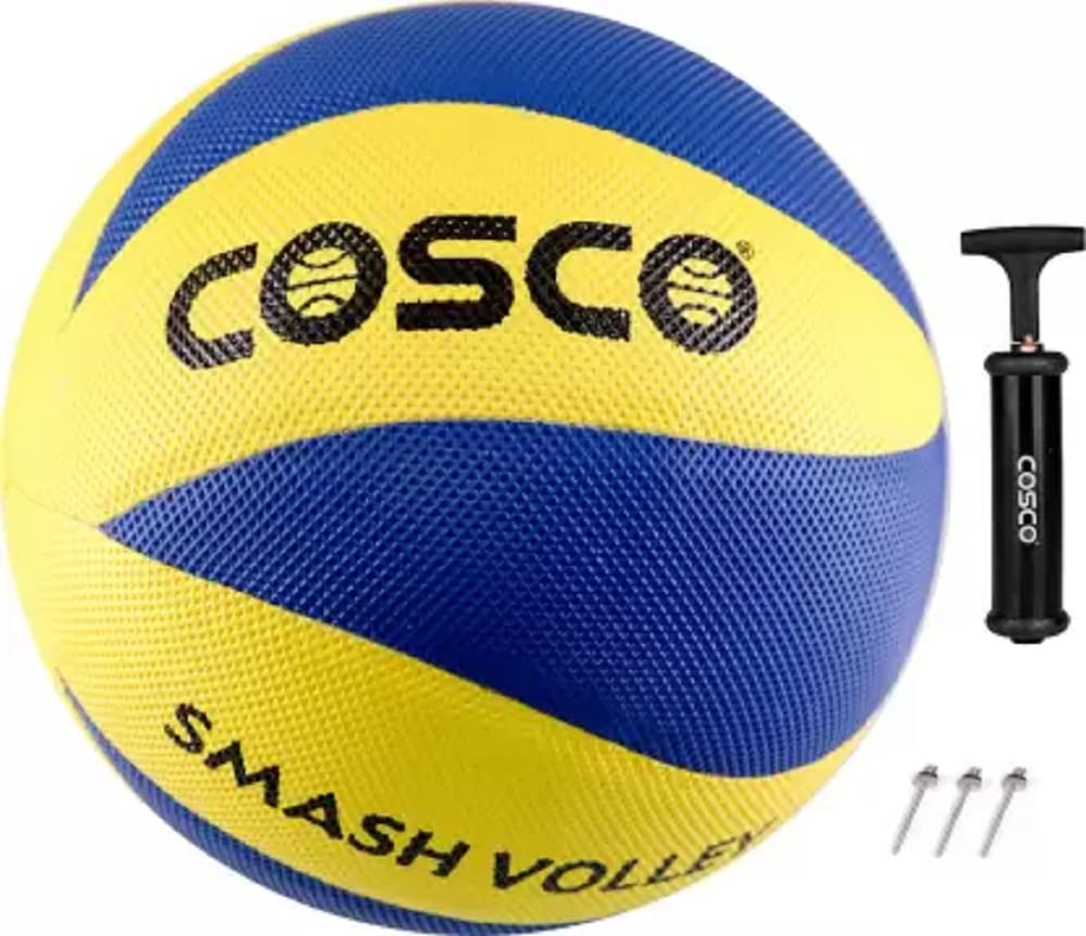 Buy COSCO Smash Volley Volleyball with Pump and Niddle Volleyball ...