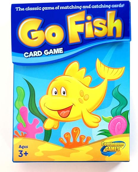 Amazon.com: Continuum Games Go Fish Classic Card Game Fun for Children ...
