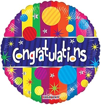 Amazon.com: Congratulations Balloons Bulk Pack 18" Helium Foil ...