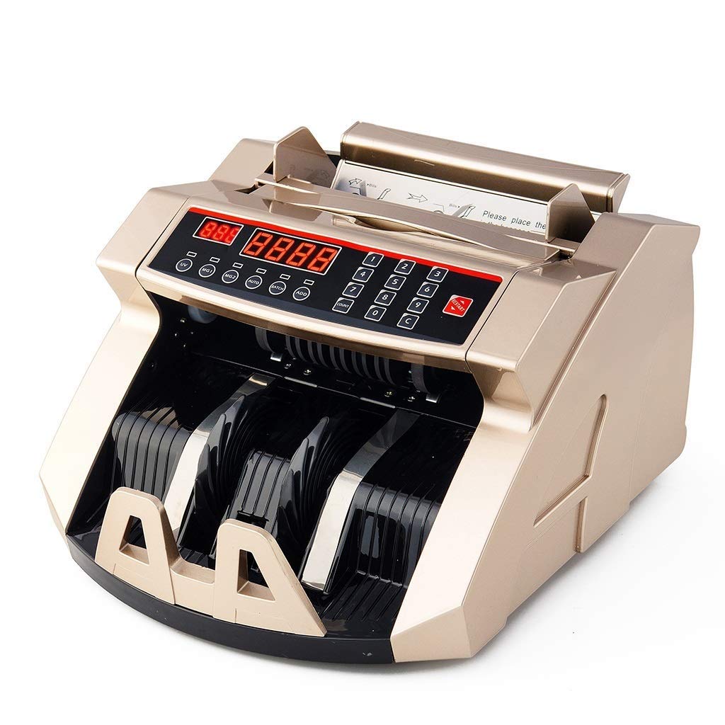 Chuxj Cash Bill Counter Money Currency Counting Bank Machine ...