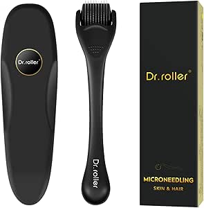 Dr.roller Dermaroller Cheveux, Derma Roller Barbe 540 0.5mm Aiguilles ...