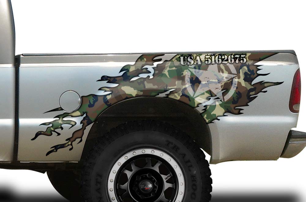 Camo Powerstroke Decal Ford Powerstroke Stickers For Sale | Redbubble