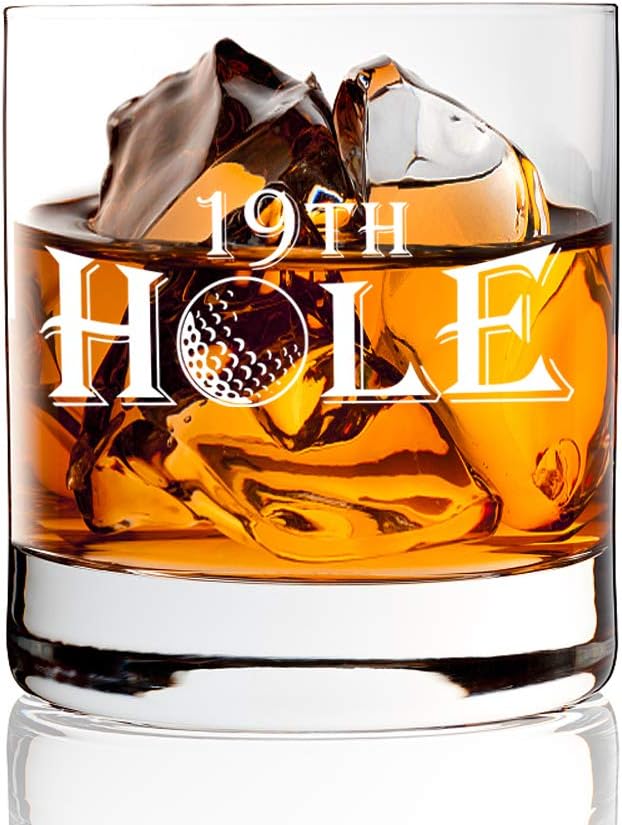 Amazon.com | Blue Ridge Mountain Gifts Golf Whiskey Glass - Golf ...