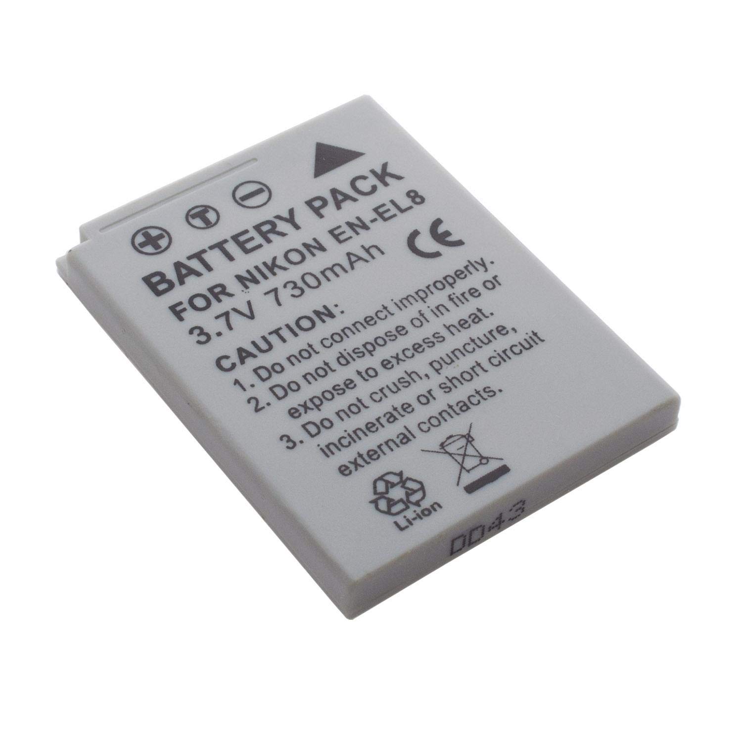 Buy DMK Power EN-EL8 Li-Ion Rechargeable 730mAh Battery for Nikon ...