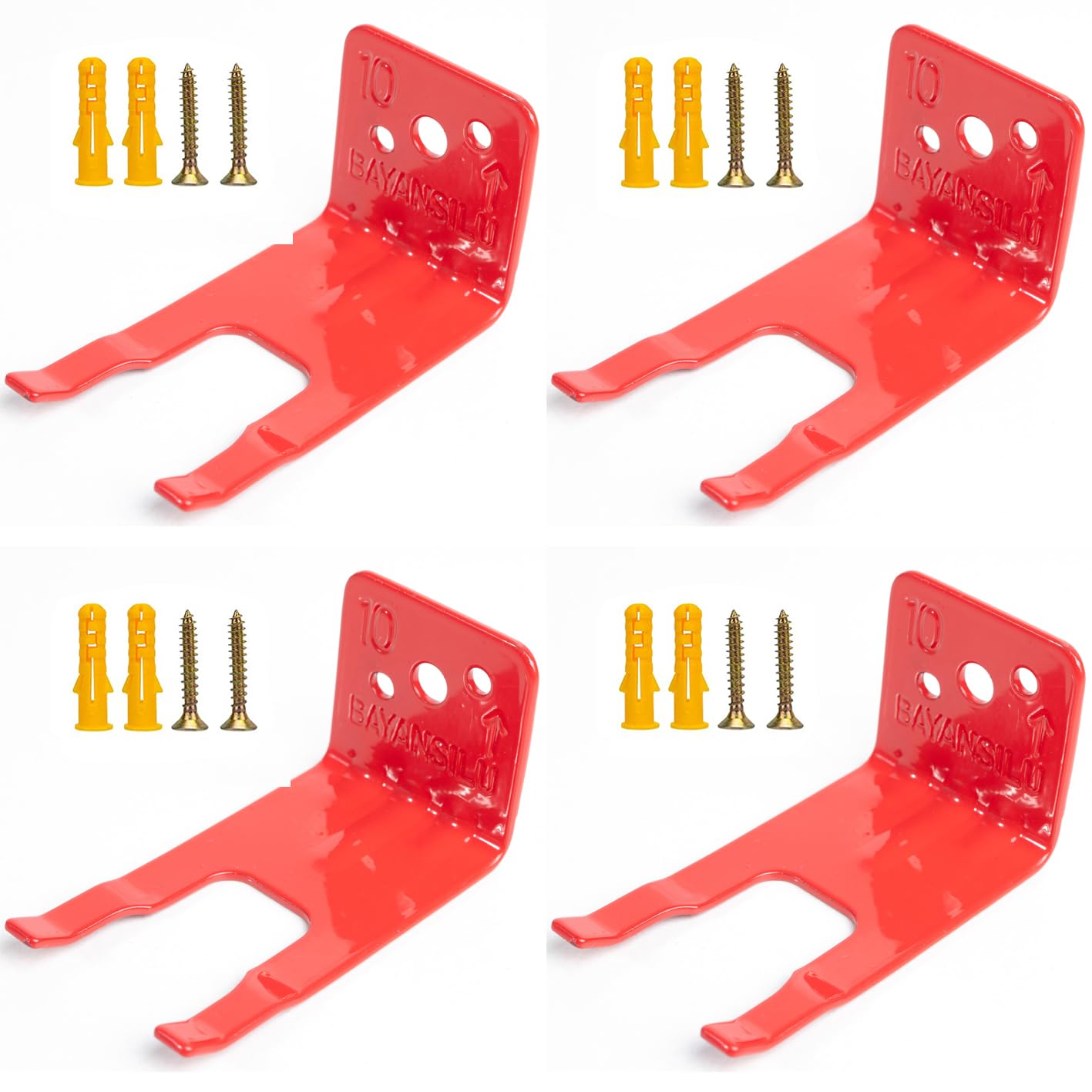 4 Pack Universal Fire Extinguisher Bracket, Fire Extinguisher Mounts ...