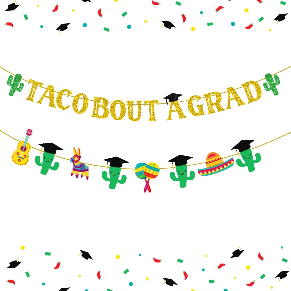 Amazon.com: Wonmelody Fiesta Graduation Party Decorations 2025 Mexican ...
