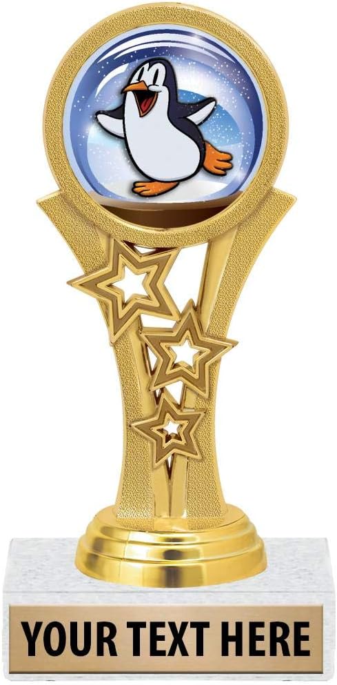 Amazon.com : Crown Awards Penguin Trophies, 5 1/2" Starbeam Penguin ...
