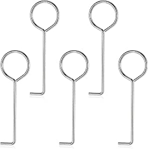 Amazon.com: 5 Pack Drain Key Lifting Hooks Stainless Steel Drain Grate ...