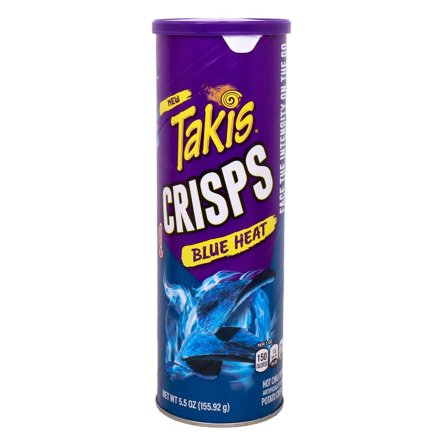 Snapklik.com : Takis Blue Heat Crisps 5.5 Oz Sharing Size Can