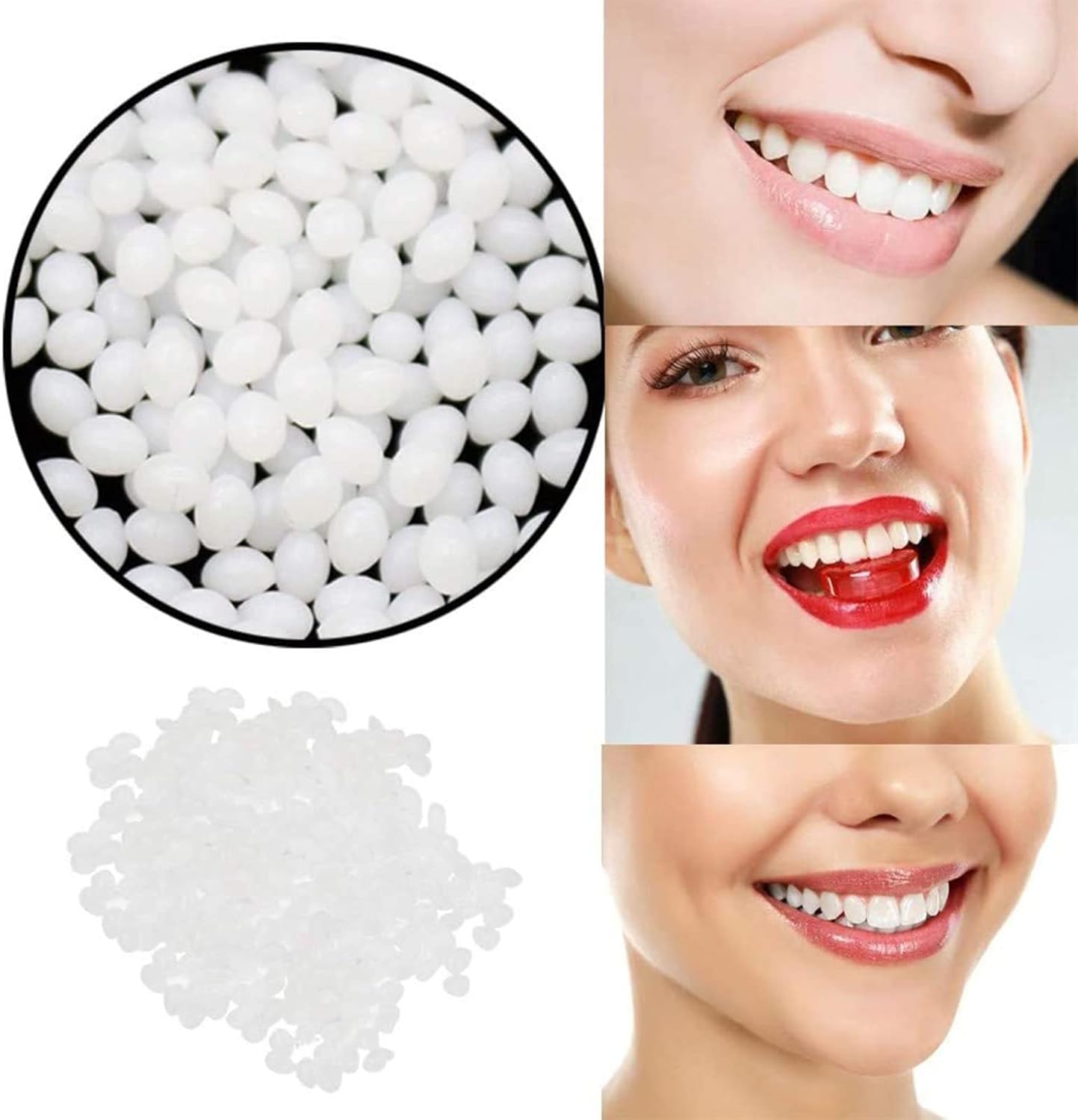 Kit de reparación temporal de gel sólido para dientes falsos, dientes y ...