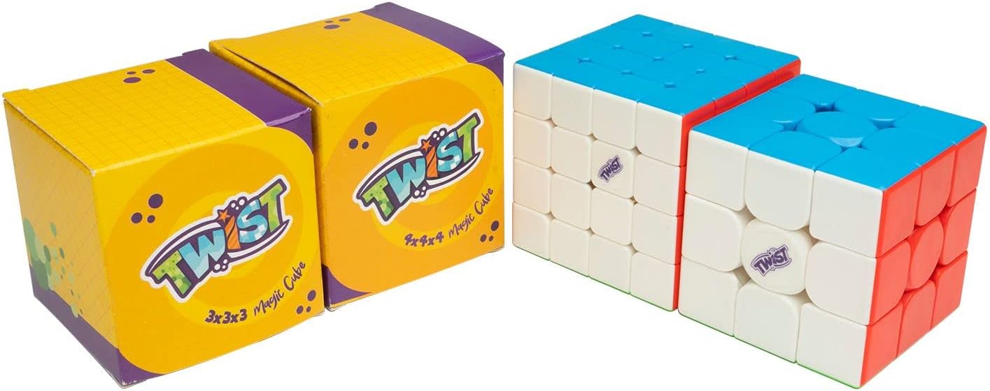 Cubelelo Twist 3x3 and 4x4 Combo Speed Cube Magic Puzzle Toy : Amazon ...