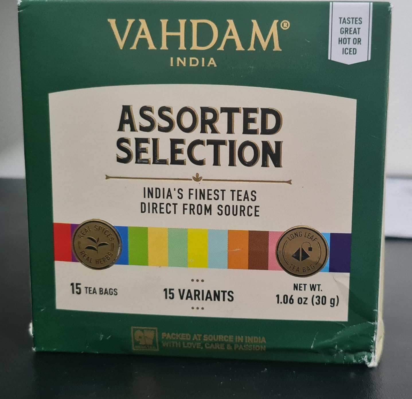 VAHDAM, Founder's Select - Assorted Tea in Presentation Box - 8 Flavors ...