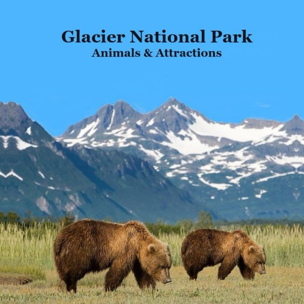 Glacier National Park Animals and Attractions Kids Book: Great Way to ...