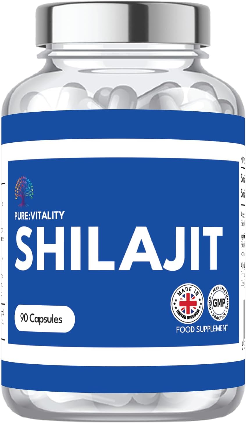 Pure Shilajit Extract 1000mg Capsules | 100mg 10:1-3 Months Supply - UK ...