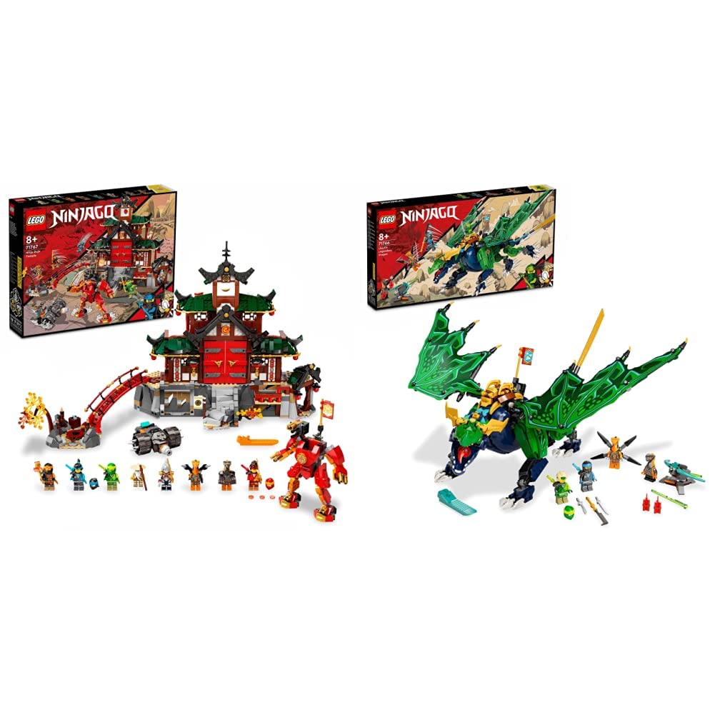 Buy LEGO 71767 NINJAGO Ninja Dojo Temple Masters of Spinjitzu Set ...