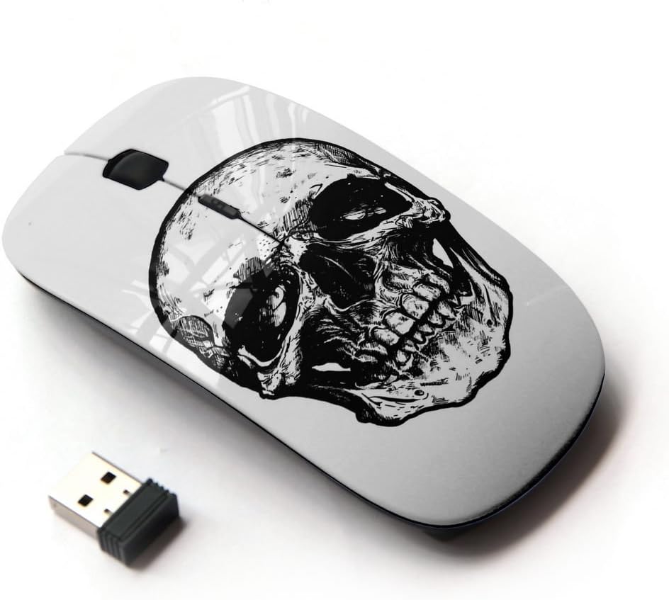 Amazon.com: KawaiiMouse [ Optical 2.4G Wireless Mouse ] Funny Horror ...