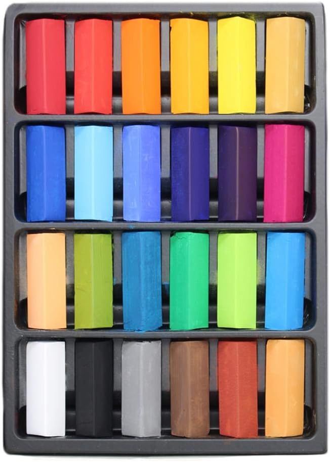 Bright Ideas Soft Pastels PK36 Assorted Colours Soft Pastels Half ...