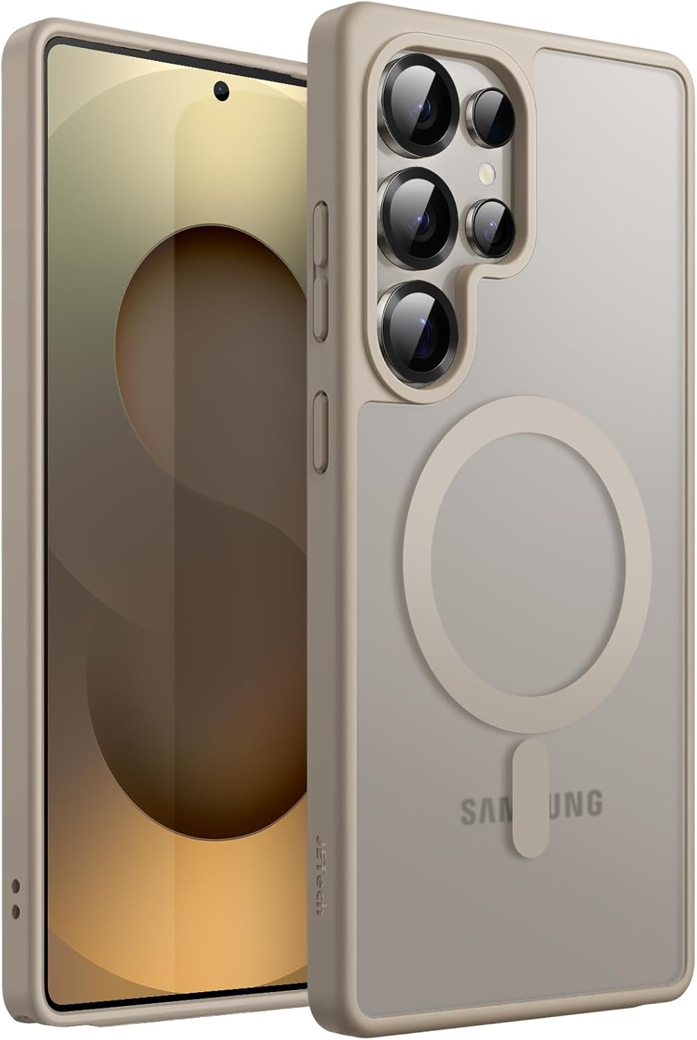 JETech Magnetic Case for Samsung Galaxy S25 Ultra 5G, Compatible with MagSafe, Translucent Matte ...