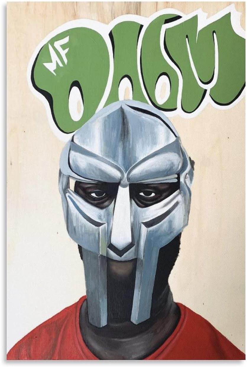 Amazon.com: EGEN Mf Doom Poster Music Album Poster Wall Art Print ...
