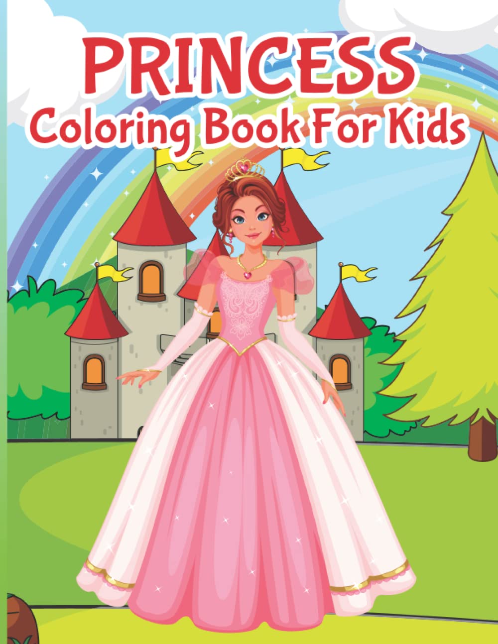 Buy Princess 3 Coloring Book For Kids:: Princess Coloring Book For Kids ...