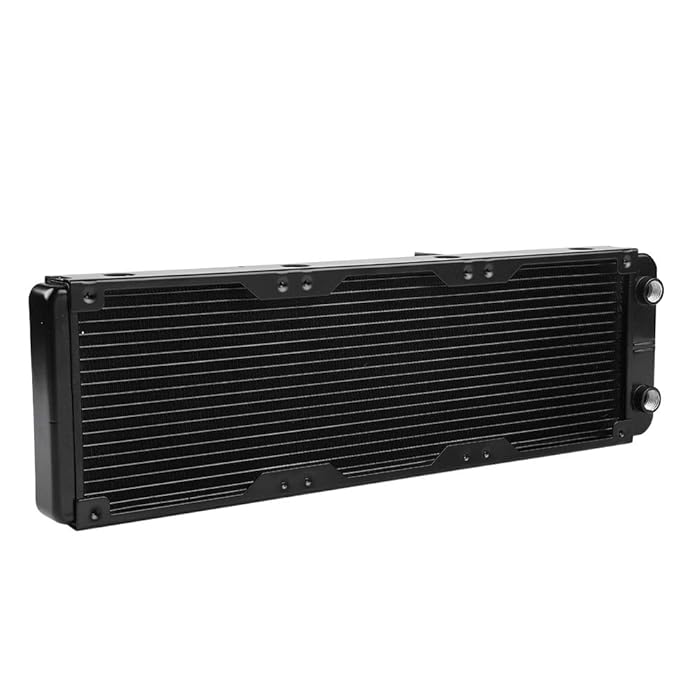 Buy ASHATA Water Cooling Radiator,120mm/360mm 18 Tubes Thread Water ...