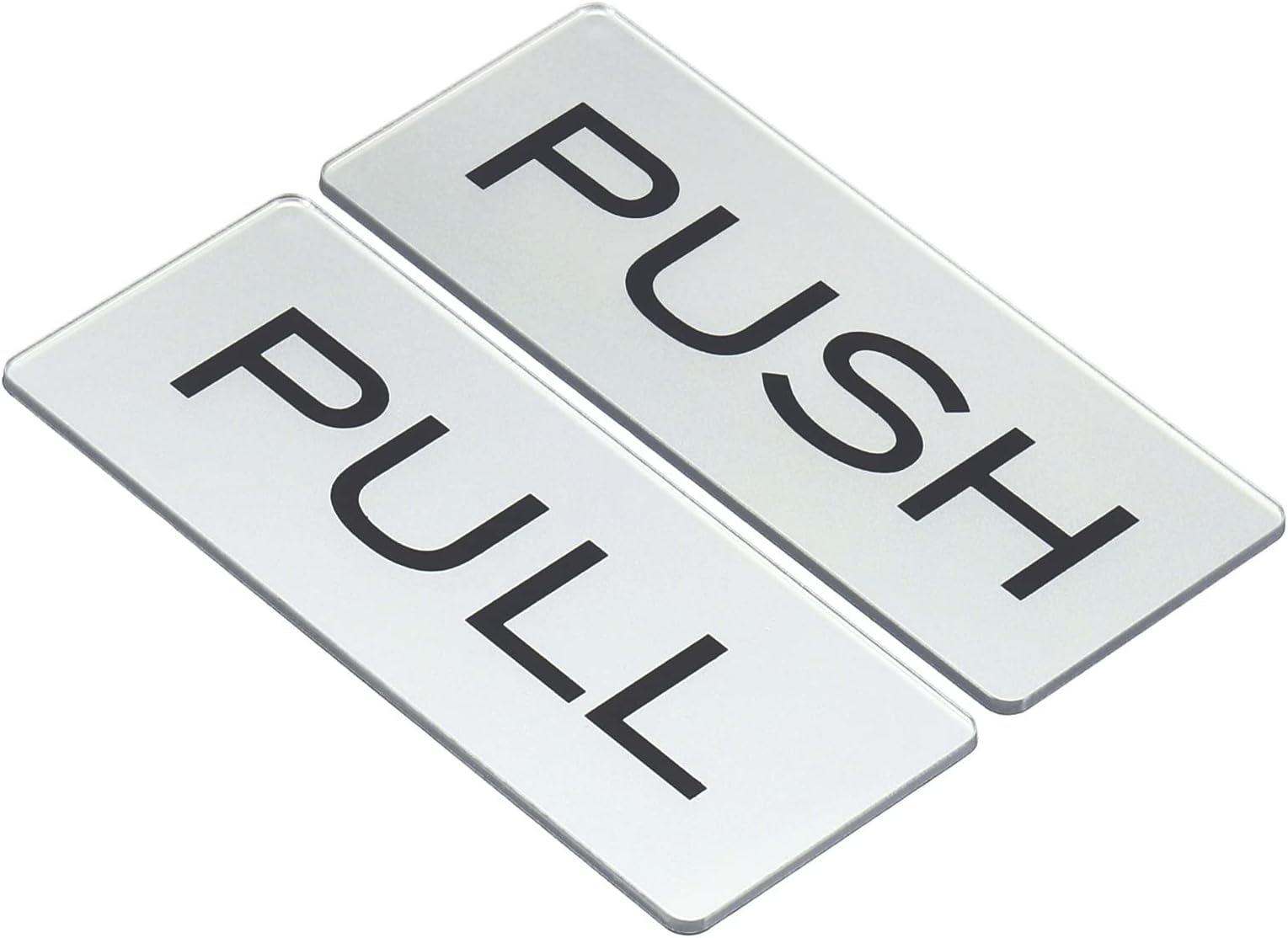 Slimline Aluminium Push/Pull Signs Twin Pack : Amazon.co.uk: Stationery ...