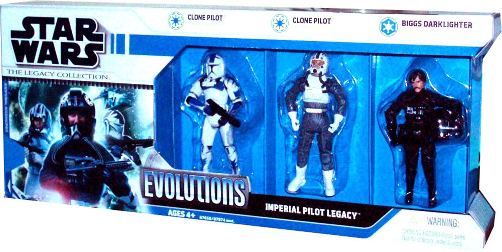 Buy Hasbro Star Wars The Legacy Collection Evolutions 3 Pack 4 Inch ...