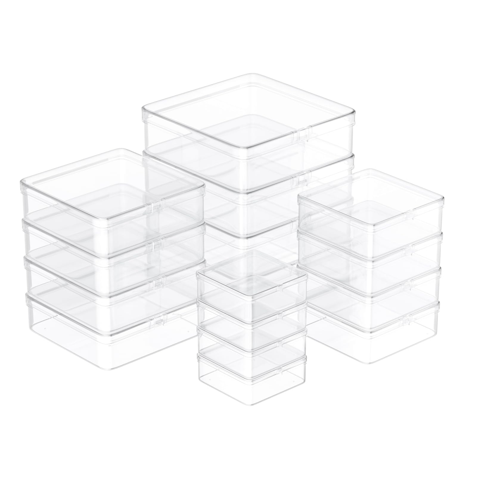 Amazon.com - Oarolloy 16 Pieces Small Plastic Containers with Lids 4 ...