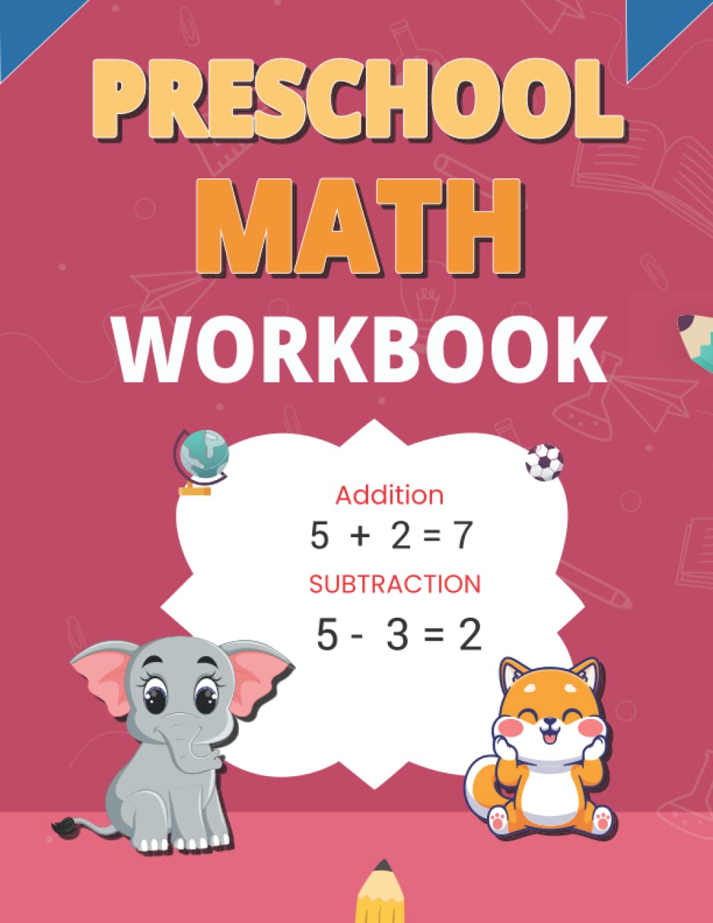 Buy Preschool Math Workbook: Number and Words, Circle the Numbers ...