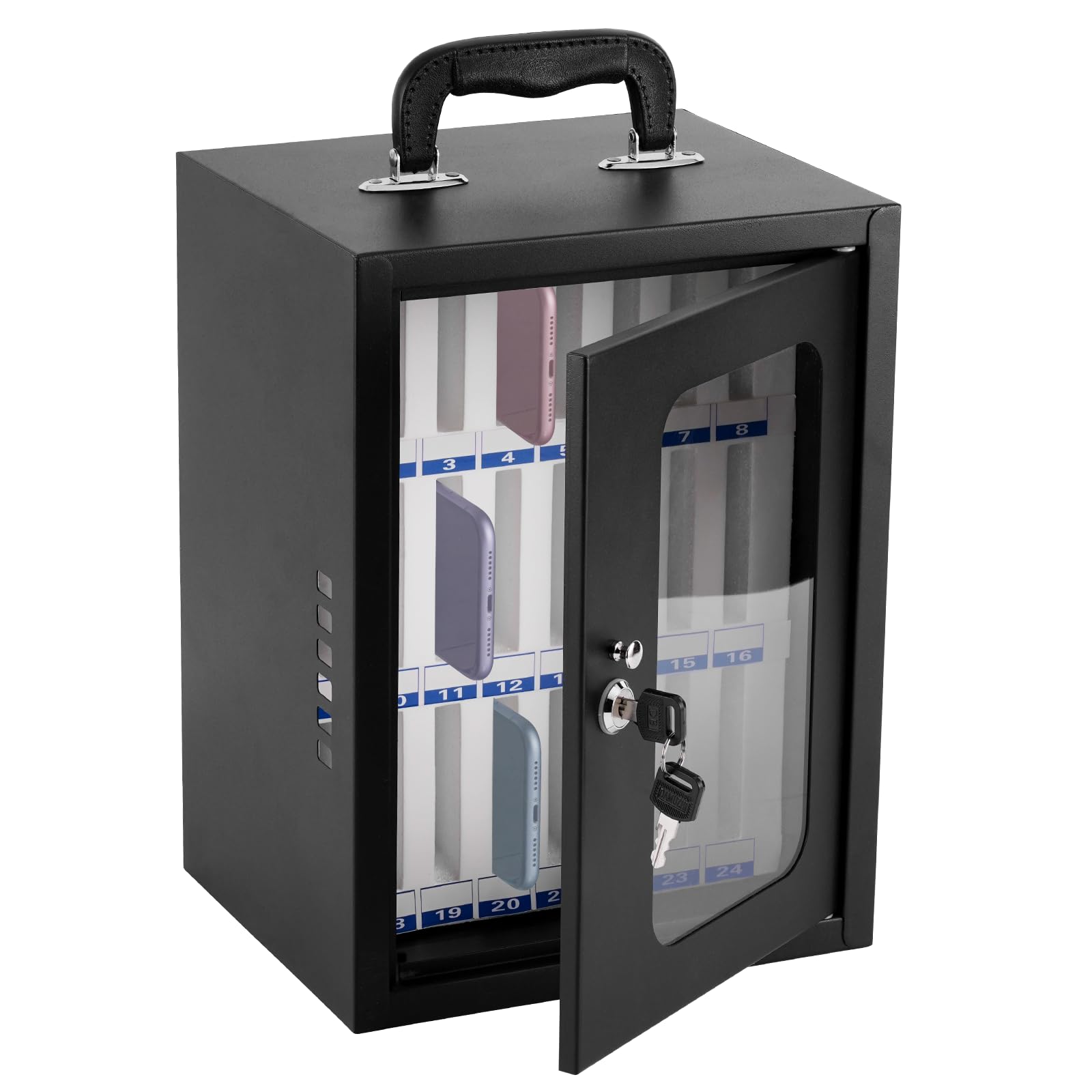 Amazon.com: Consfly Cell Phone Locker Box, Thickened Steel Cell Phone ...