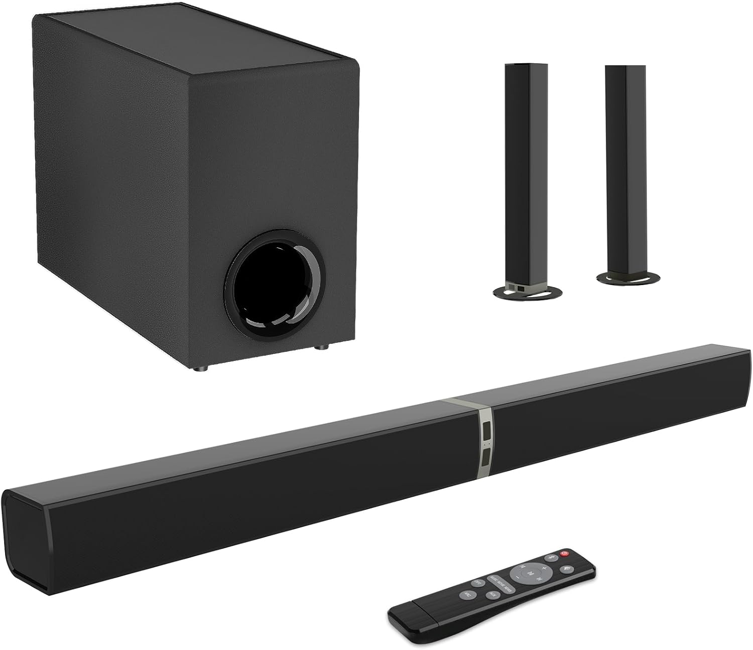 Amazon.com: MZEIBO Sound Bar for Smart TV, 120W Sound Bar with ...