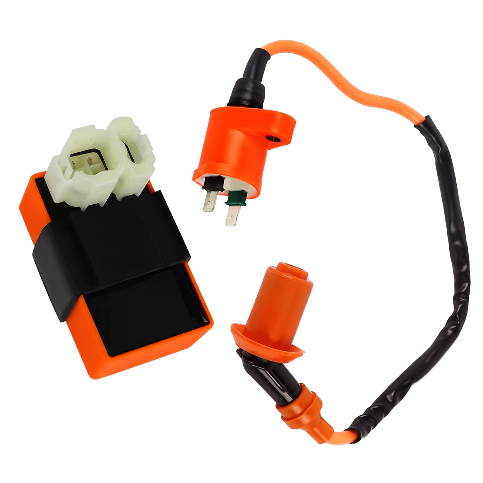 Amazon.com: FLYPIG 6 Pin CDI Ignition Coil Set for GY6 150cc Yerf Dog ...