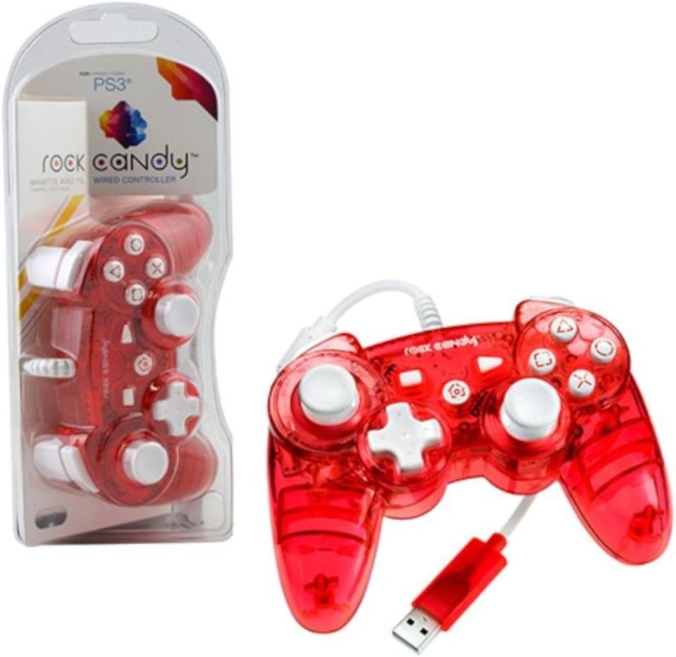 Rock Candy Controller - Red (Playstation 3) : Amazon.co.uk: PC & Video ...