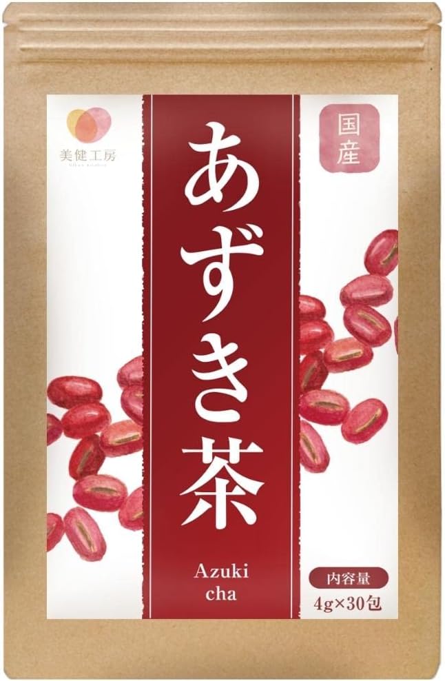 Amazon.co.jp: 国産 あずき茶 ティーバッグ 無添加 4g×30包 小豆茶 ノンカフェイン 美健工房 : 食品・飲料・お酒