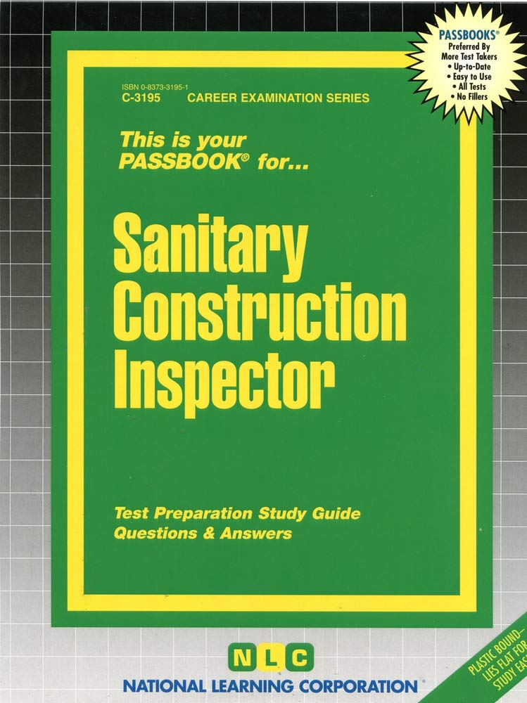 Sanitary Construction Inspector: National Learning Corporation ...
