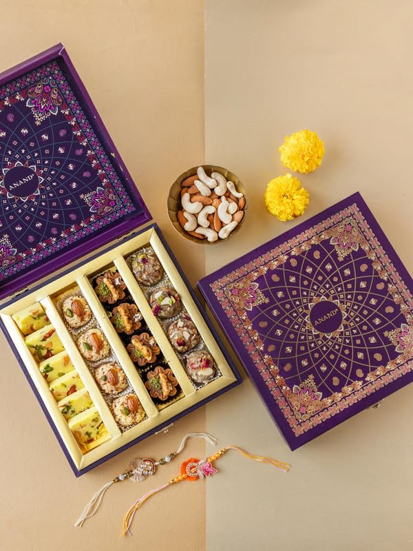 ANAND Sweets Raksha Bandhan/Rakhi Assorted Mithai Gift box | Assorted ...