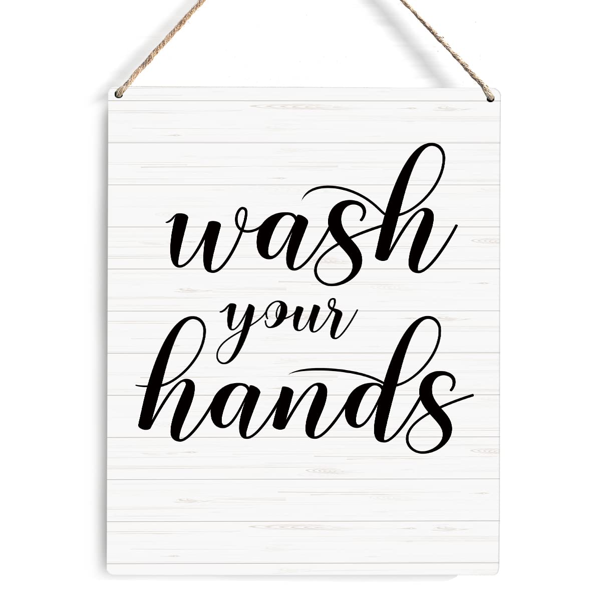 Snapklik.com : Farmhouse Bathroom Wooden Sign Wall Decor Rustic Wash ...