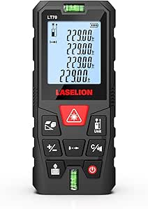 LASELION LT70 Laser Distance Meter – 70m (229ft) Range, High Accuracy ...