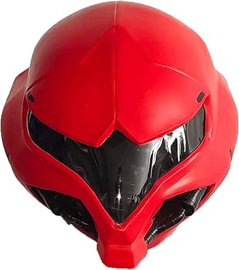 Metroid Dread Latex Mask party dance costume props Cosplay game kid ...