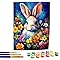 Amazon.com: Bimkole DIY Rabbit Paint by Number Kits Animal Oil Painting ...