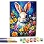 Amazon.com: Bimkole DIY Rabbit Paint by Number Kits Animal Oil Painting ...