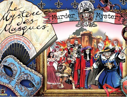Ace FRENCH Murder Mystery Dinner Party Game : Le Mystere des Masques (8 ...