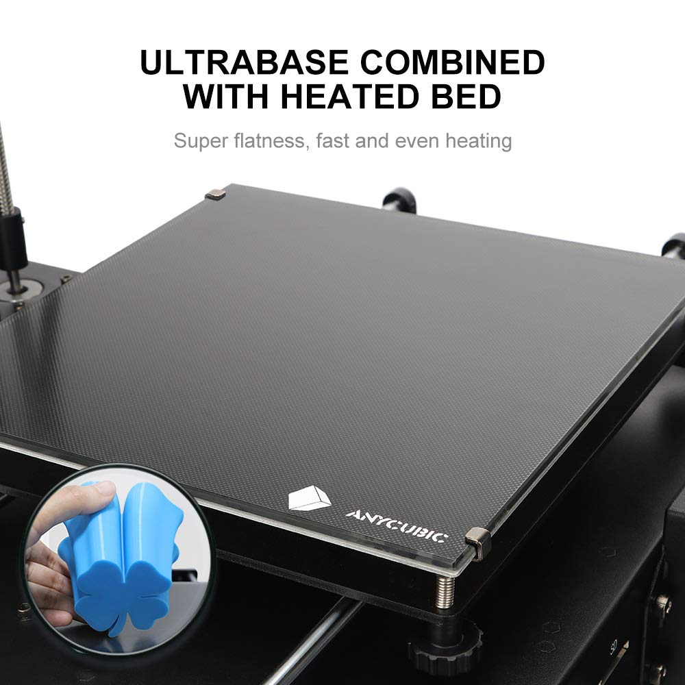 ANYCUBIC Ultrabase 3D Printer Platforms, Heated Bed with Microporous ...