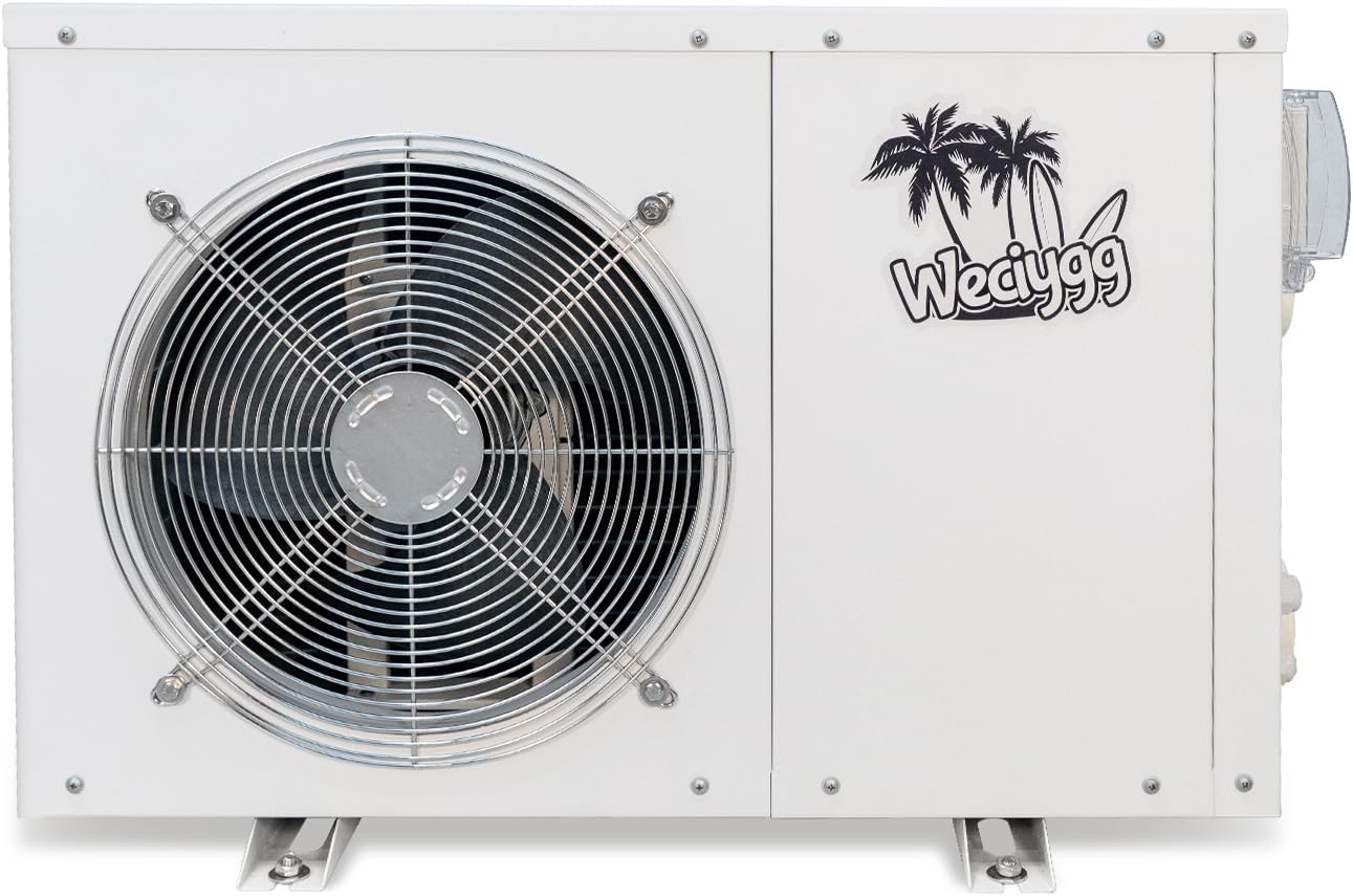 Amazon.com : WECIYGG 5.6kW Pool Heat Pump for Above Ground Pools and ...