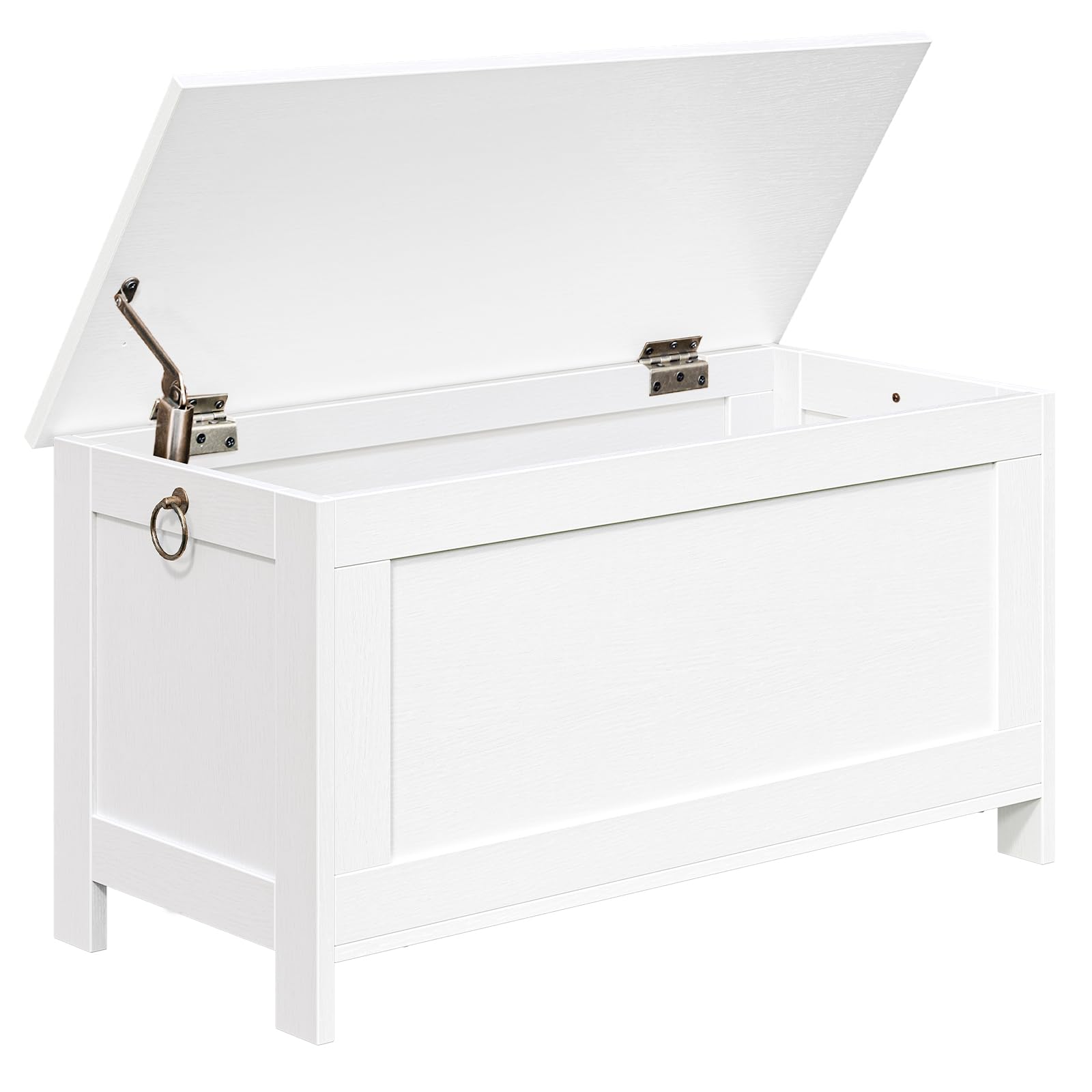 Buy HOOBRO Storage Chest, Wooden Storage Bench, Blanket Storage Box ...